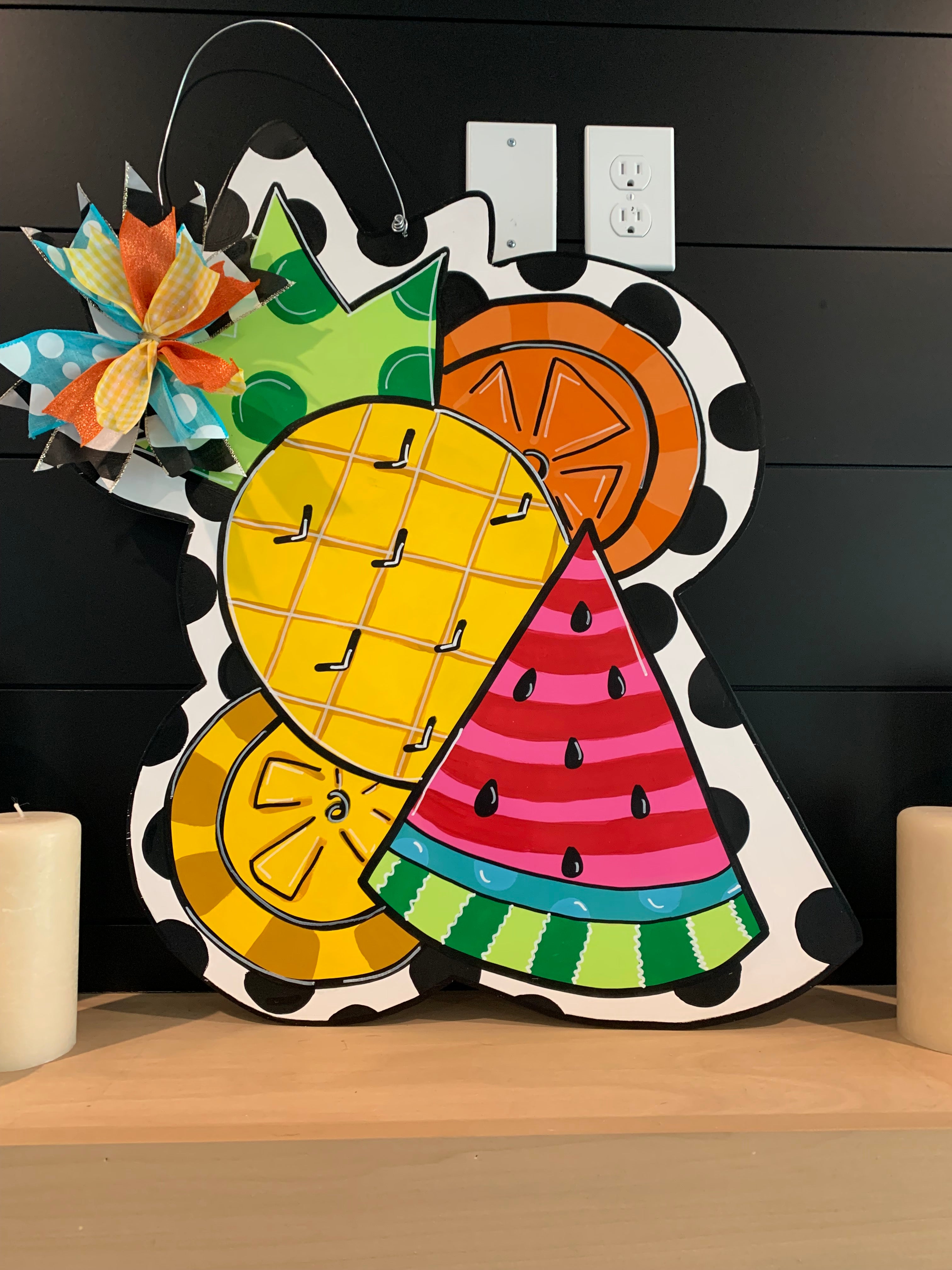 Tootie Fruity Door Hanger – youradoorablehome